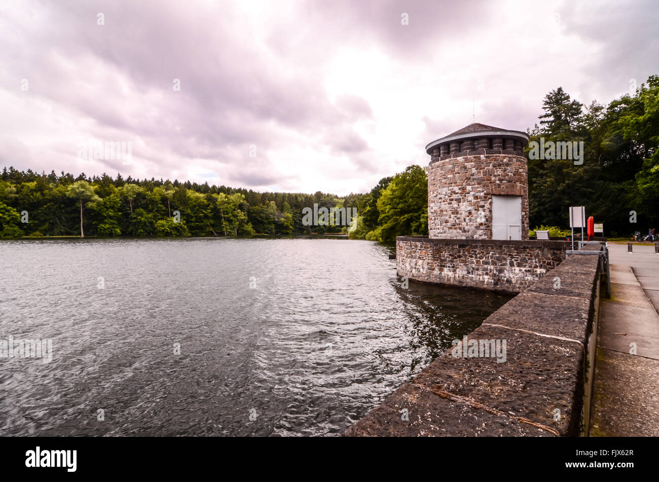 German Water Dam Stock Photo - Alamy