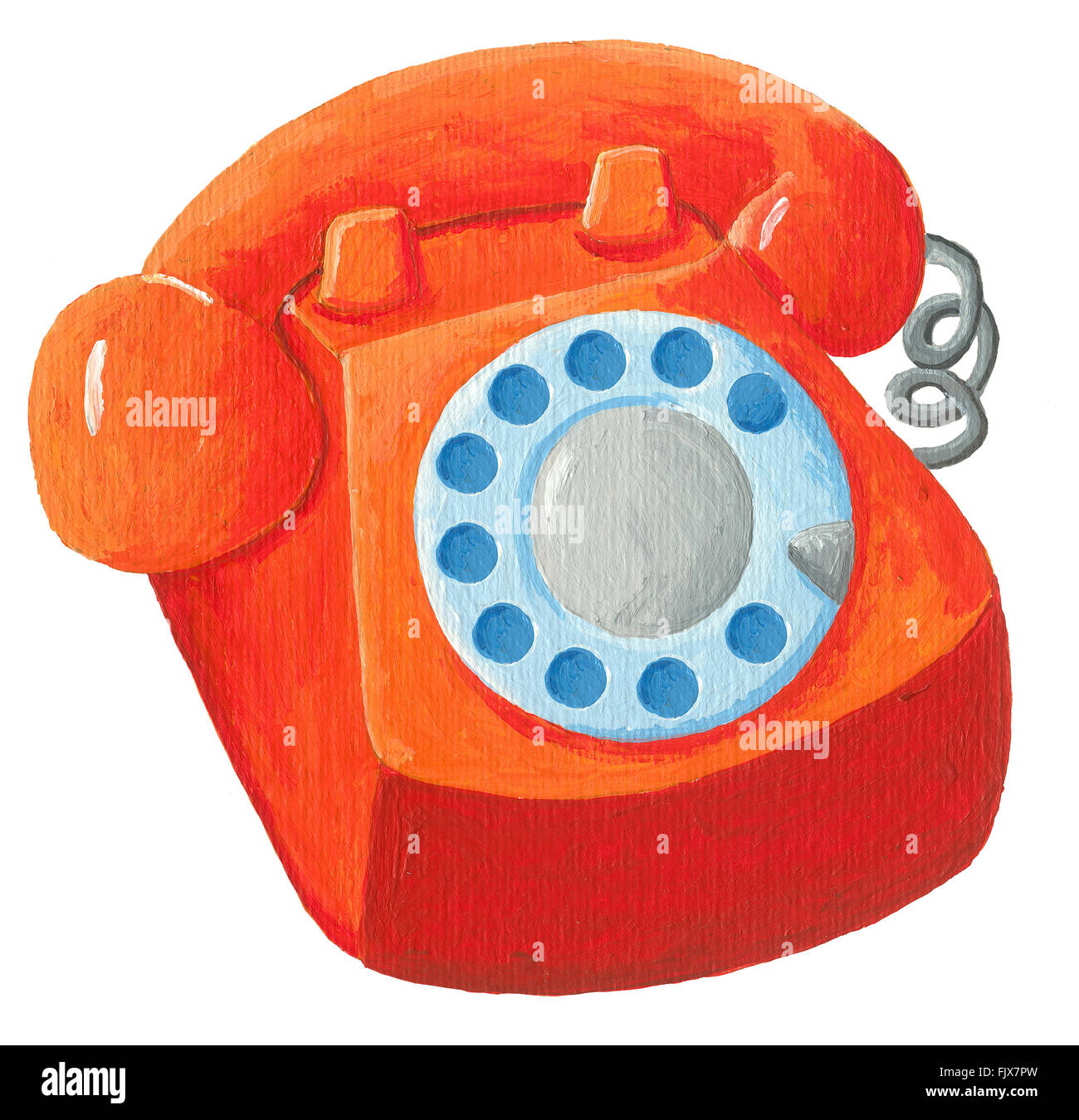 Orange Telephone High Resolution Stock Photography and Images - Alamy