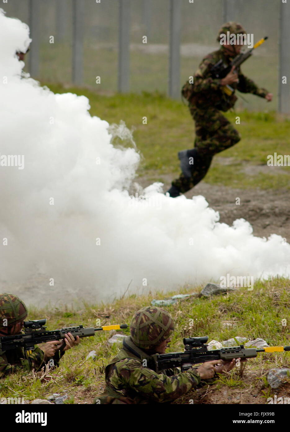 AJAXNETPHOTO. 2005 - ROYAL MARINES - OF 40 COMMANDO BRIGADE DURING A ...