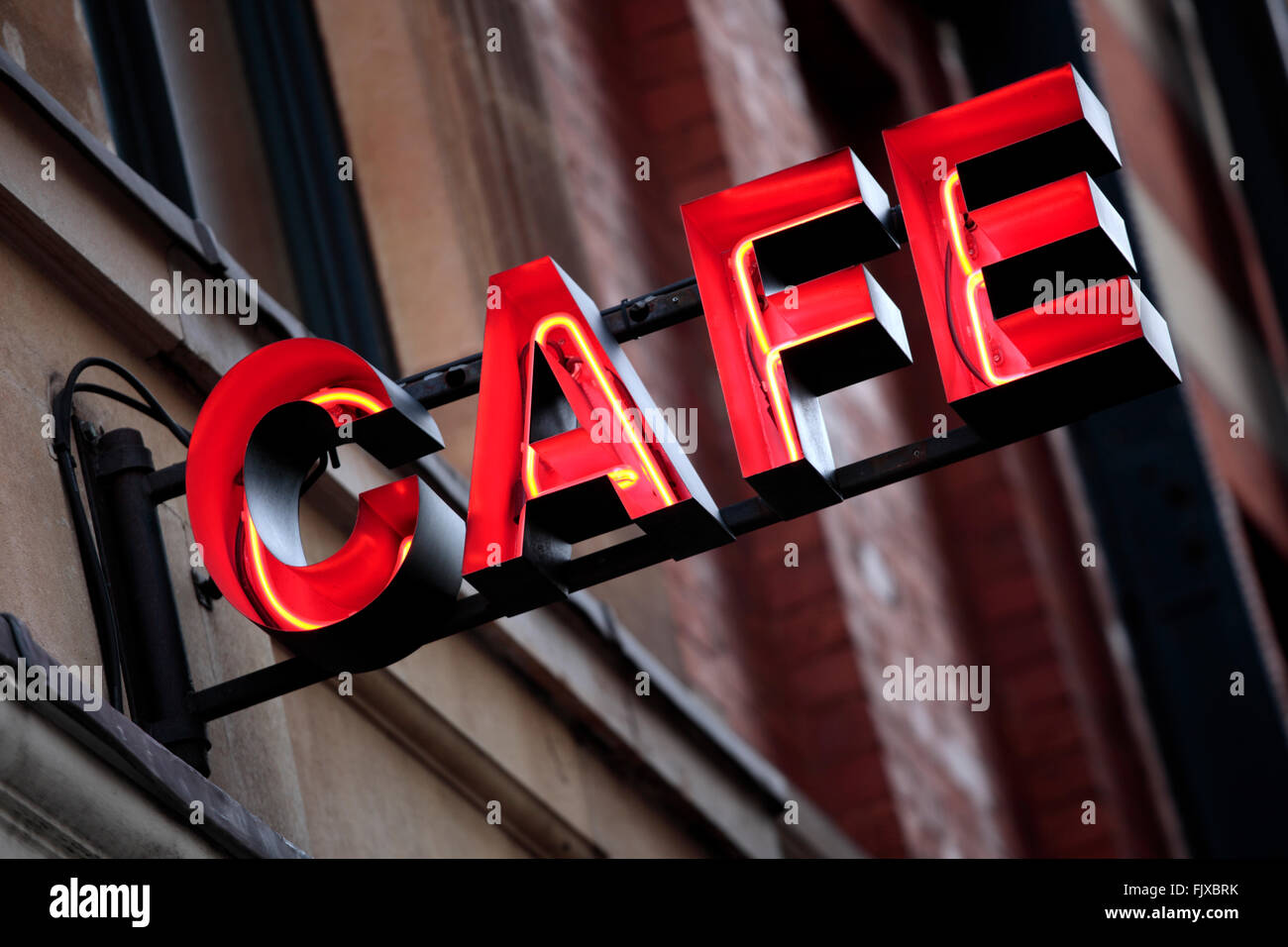 Cafe entrance restaurant sign hi-res stock photography and images - Alamy
