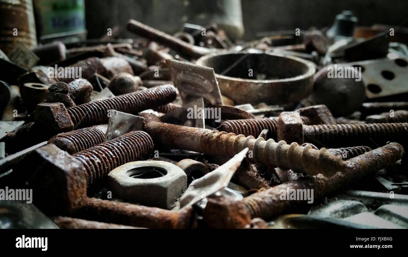 Damaged bolt hi-res stock photography and images - Alamy