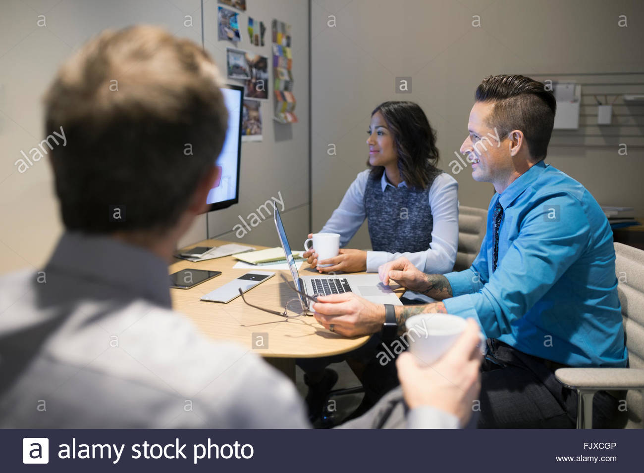 Watching computer monitor hi-res stock photography and images - Alamy