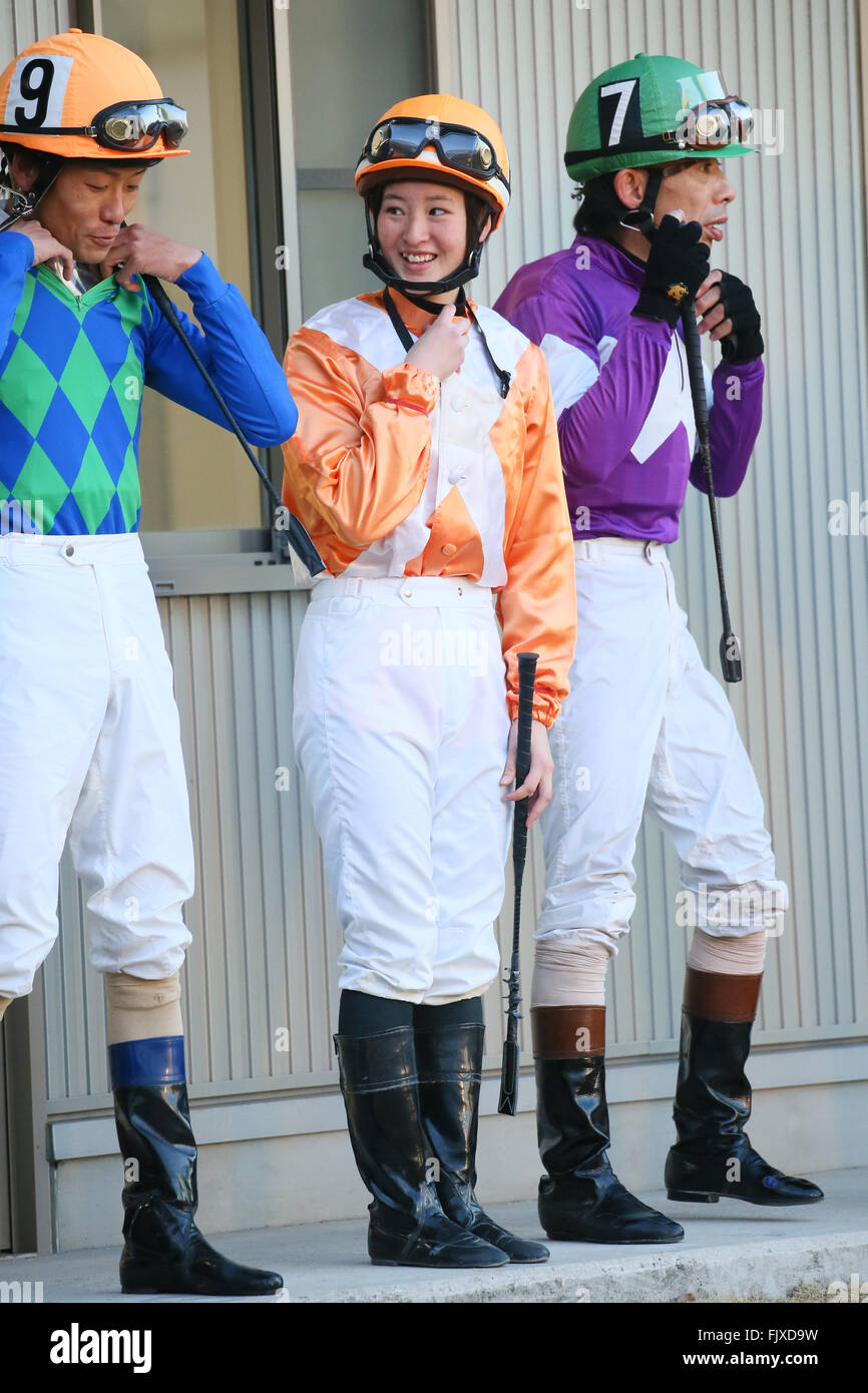 Kawasaki Race course, Kanagawa, Japan. 3rd Mar, 2016. Nanako Fujita ...
