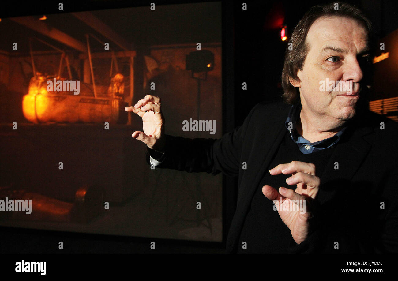 Davenport, Iowa, USA. 3rd Mar, 2016. Mark Lach, creative director of ...