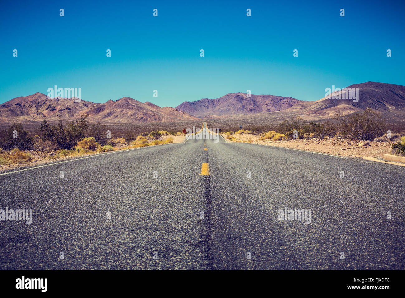Scenic Open Road Stock Photo - Alamy