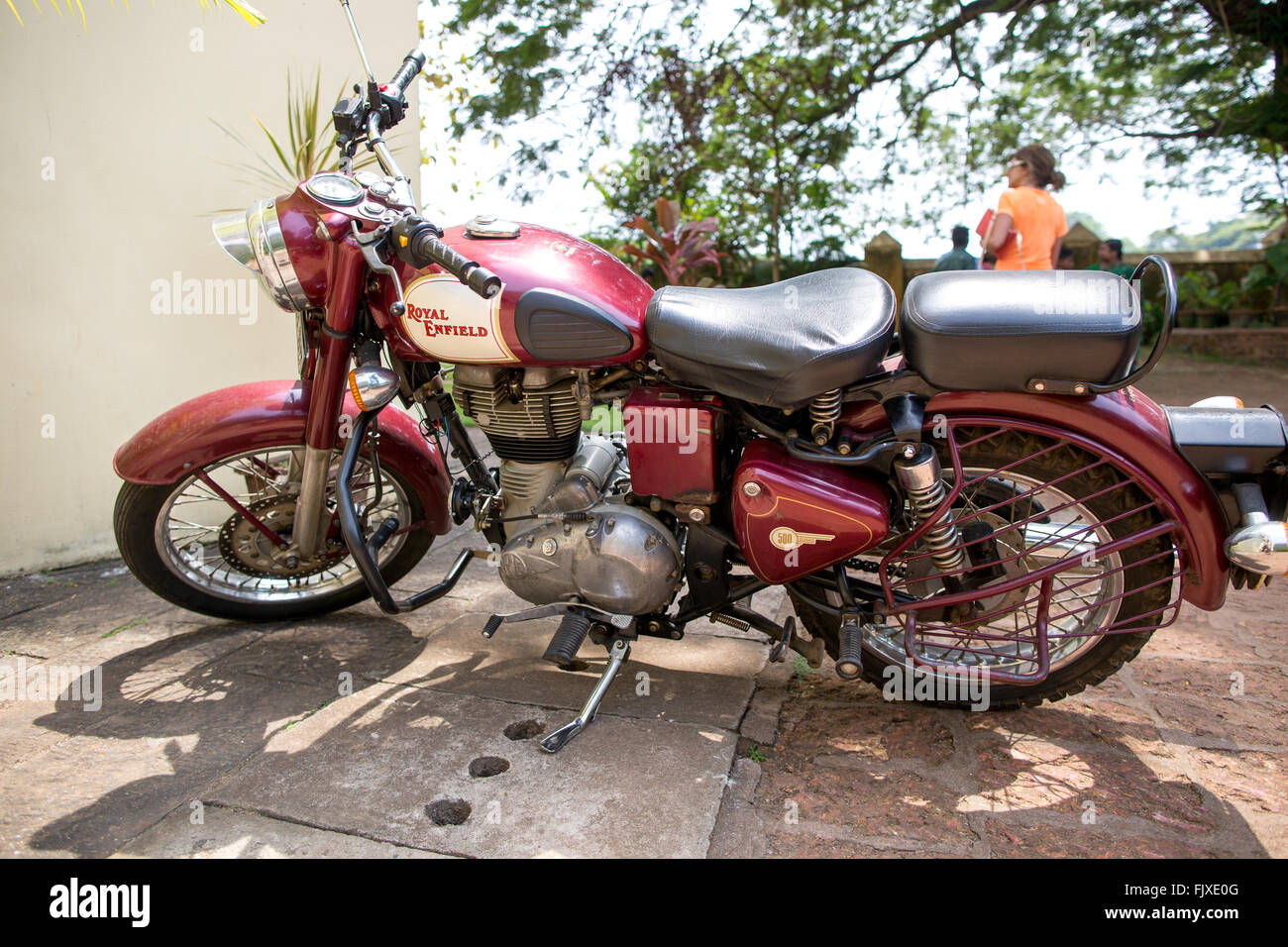 Tourist on royal enfield hi-res stock photography and images - Alamy