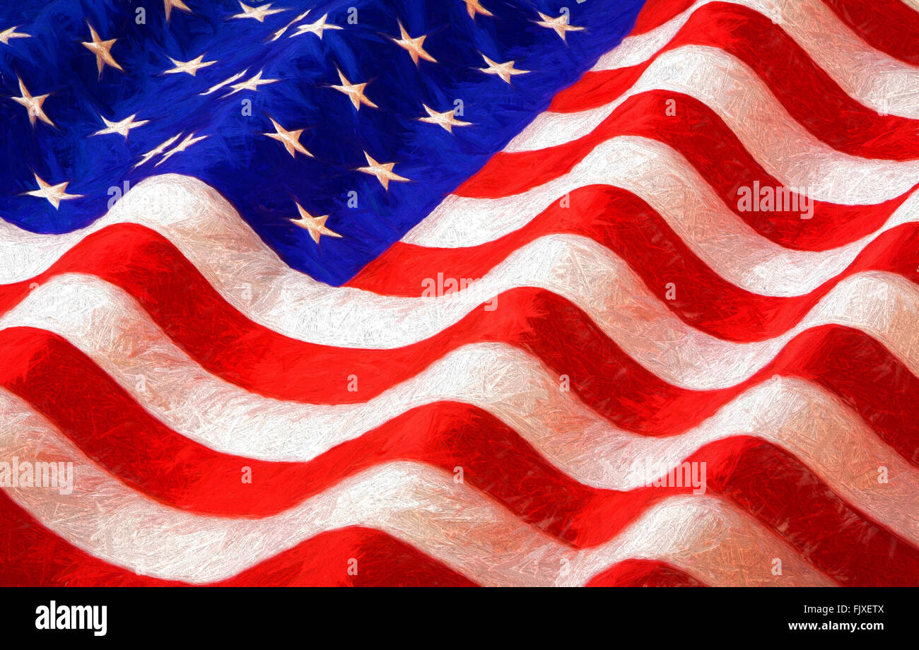 Unfurling flag hi-res stock photography and images - Alamy
