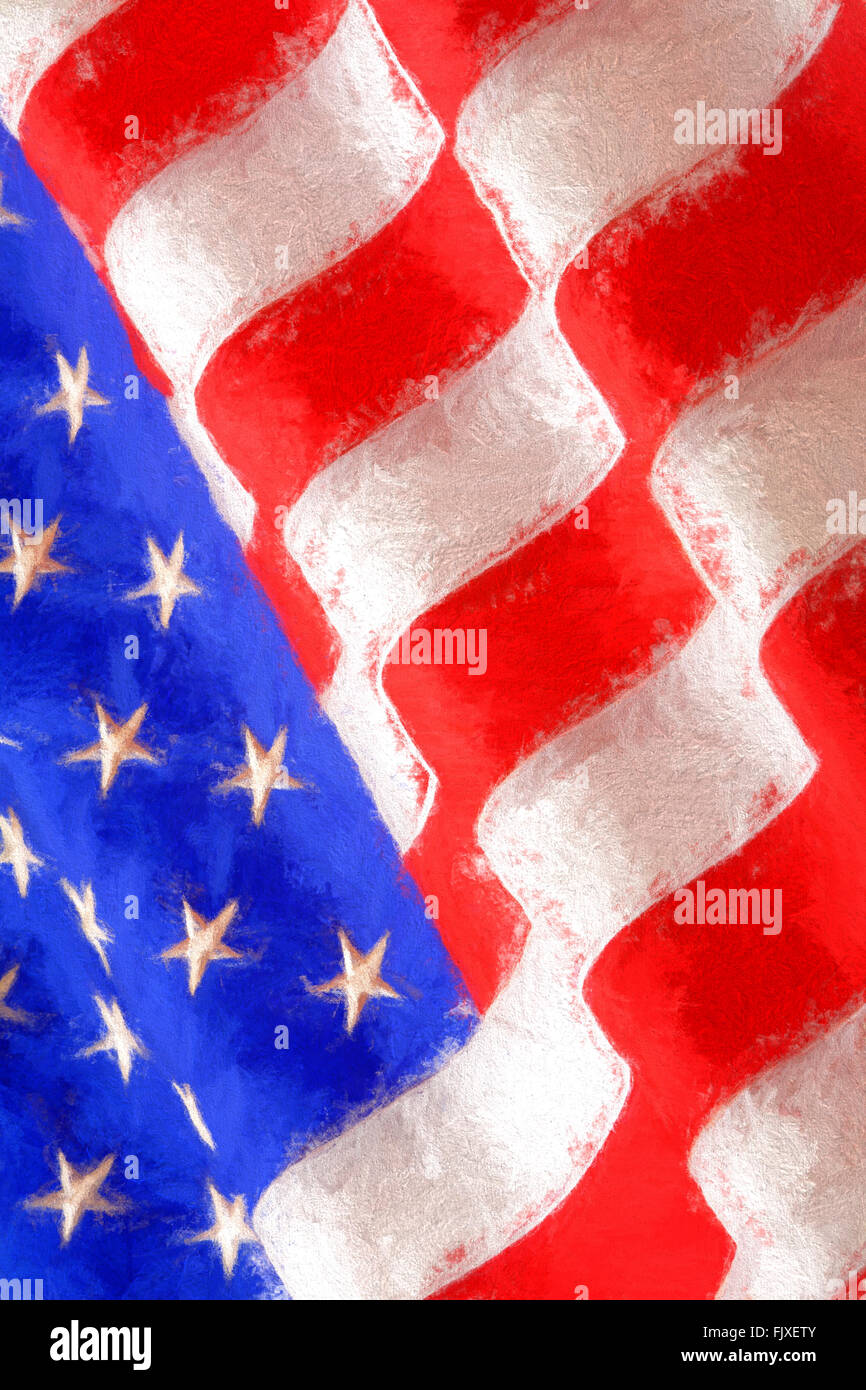Unfurling the flag hi-res stock photography and images - Alamy