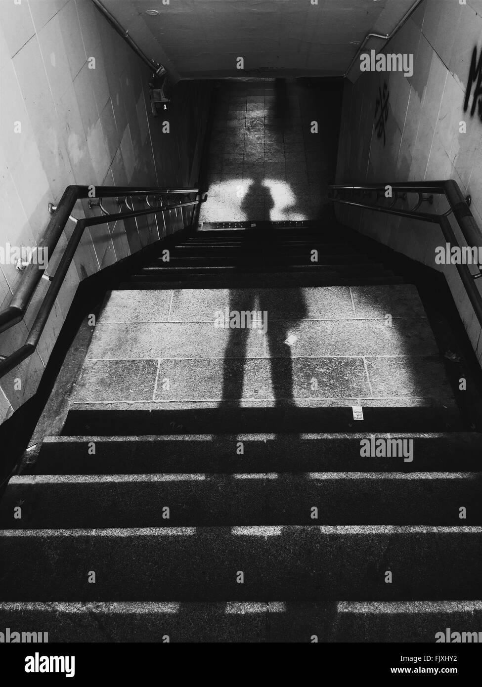 Steps high angle shadow hi-res stock photography and images - Alamy