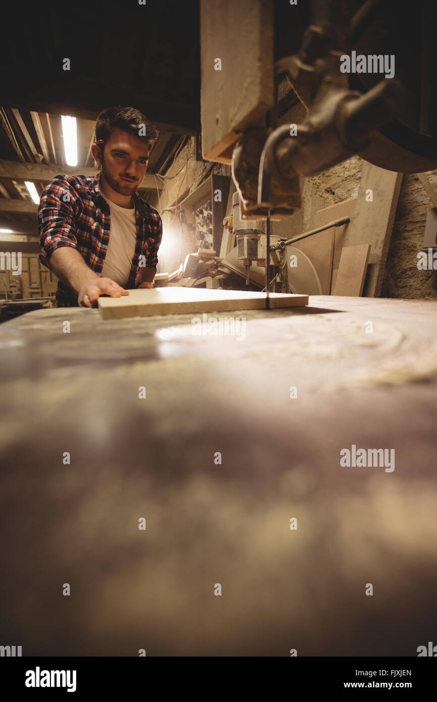 Carpenter working on his craft Stock Photo - Alamy