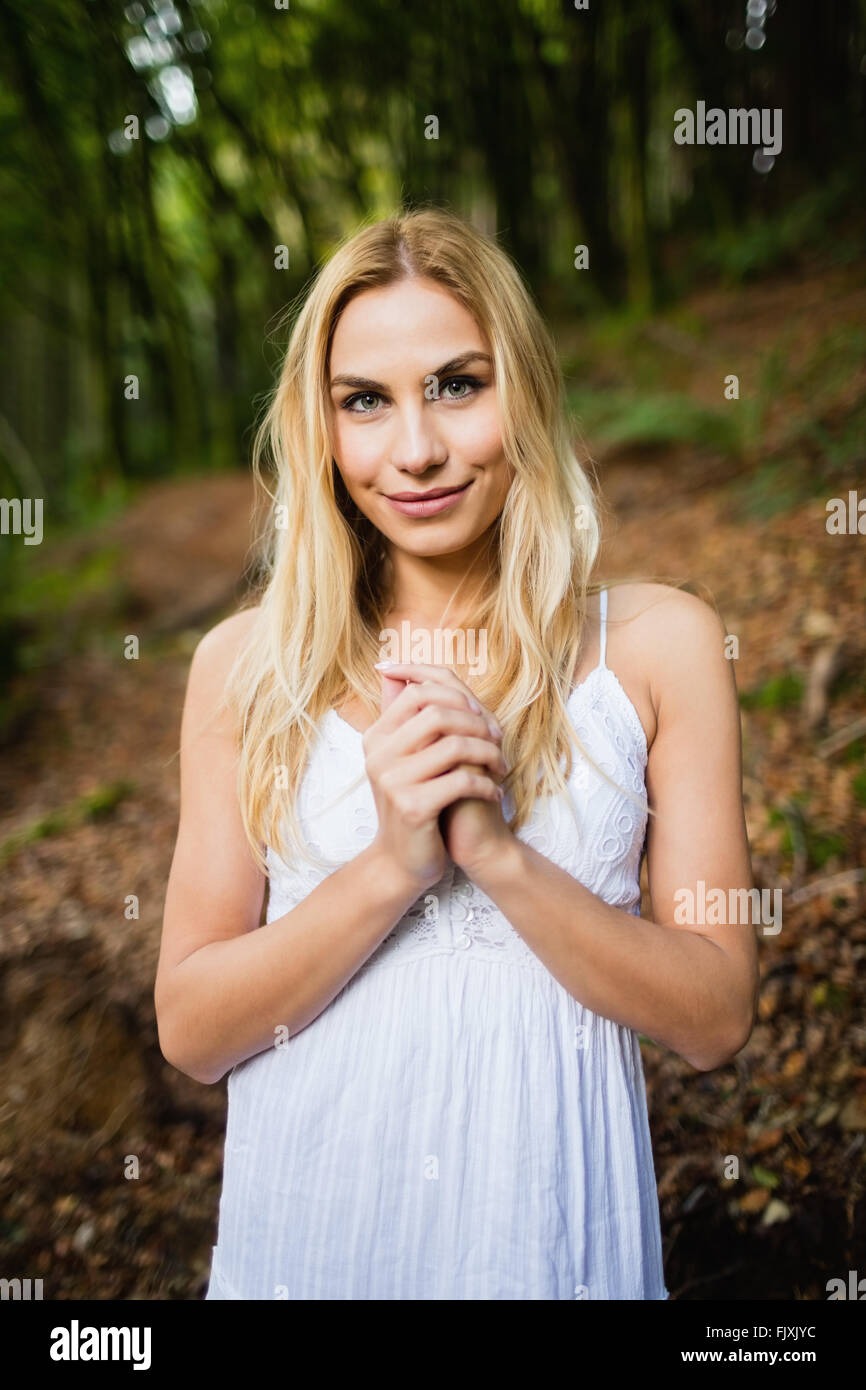 Beautiful young blonde woman wearing hi-res stock photography and ... Beautiful young blonde woman wearing hi-res stock photography and ...