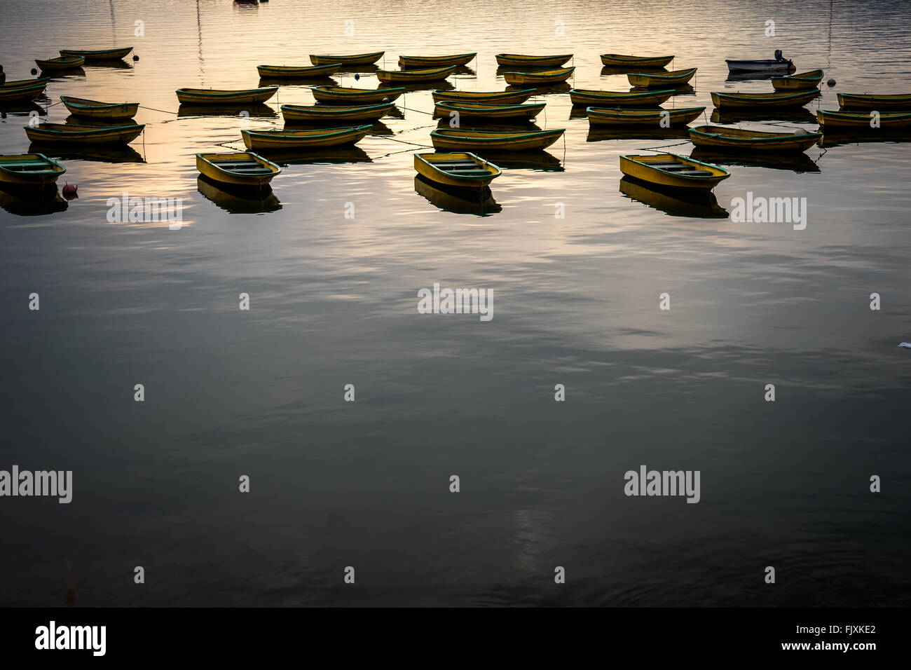 The boats in the calm water hi-res stock photography and images - Alamy