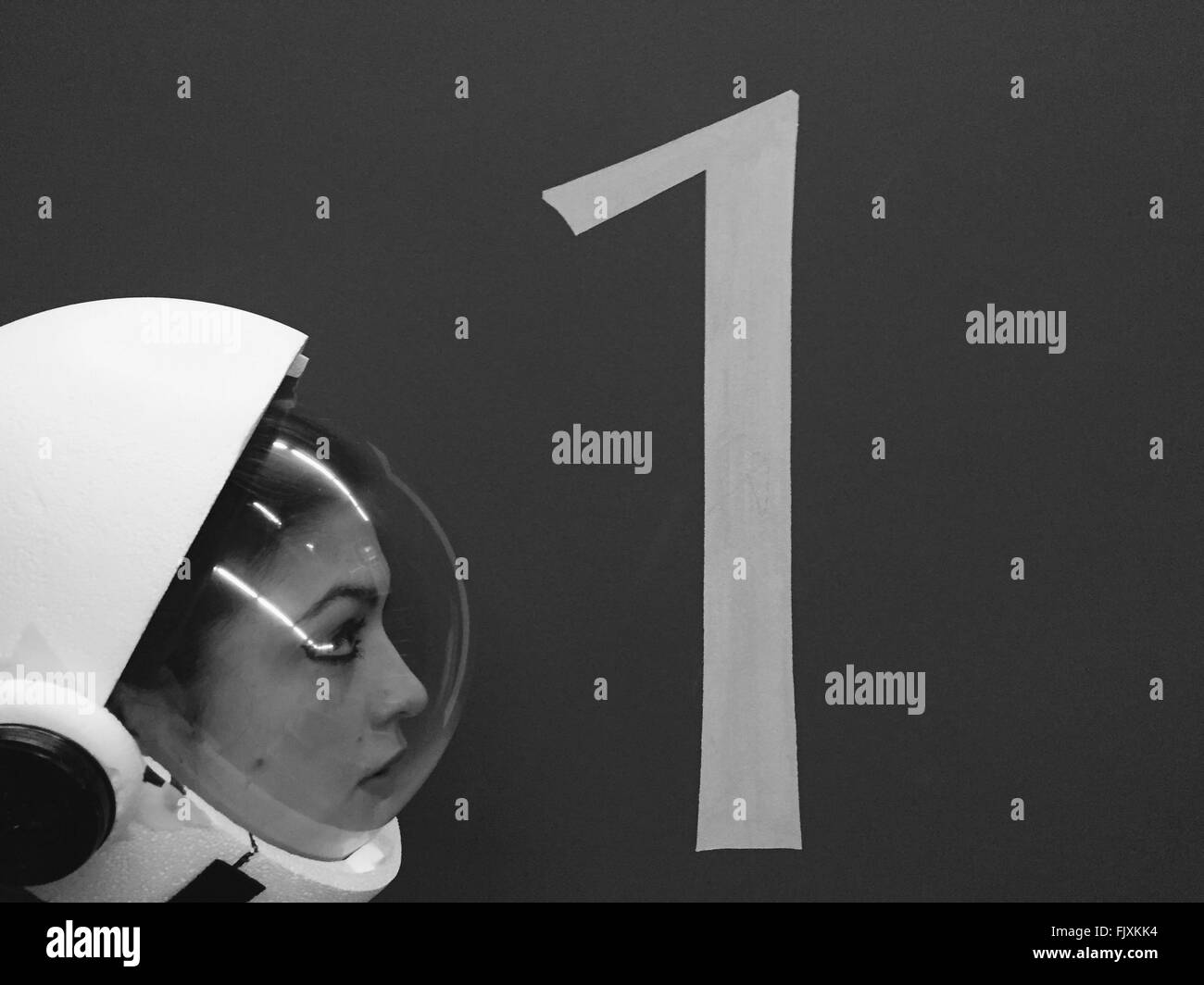 Astronaut wearing helmet hi-res stock photography and images - Alamy