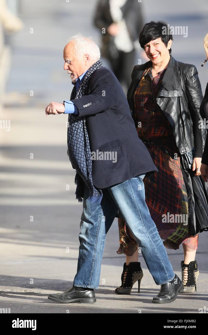 Richard Dreyfuss seen arriving at the ABC studios for Jimmy Kimmel Live ...