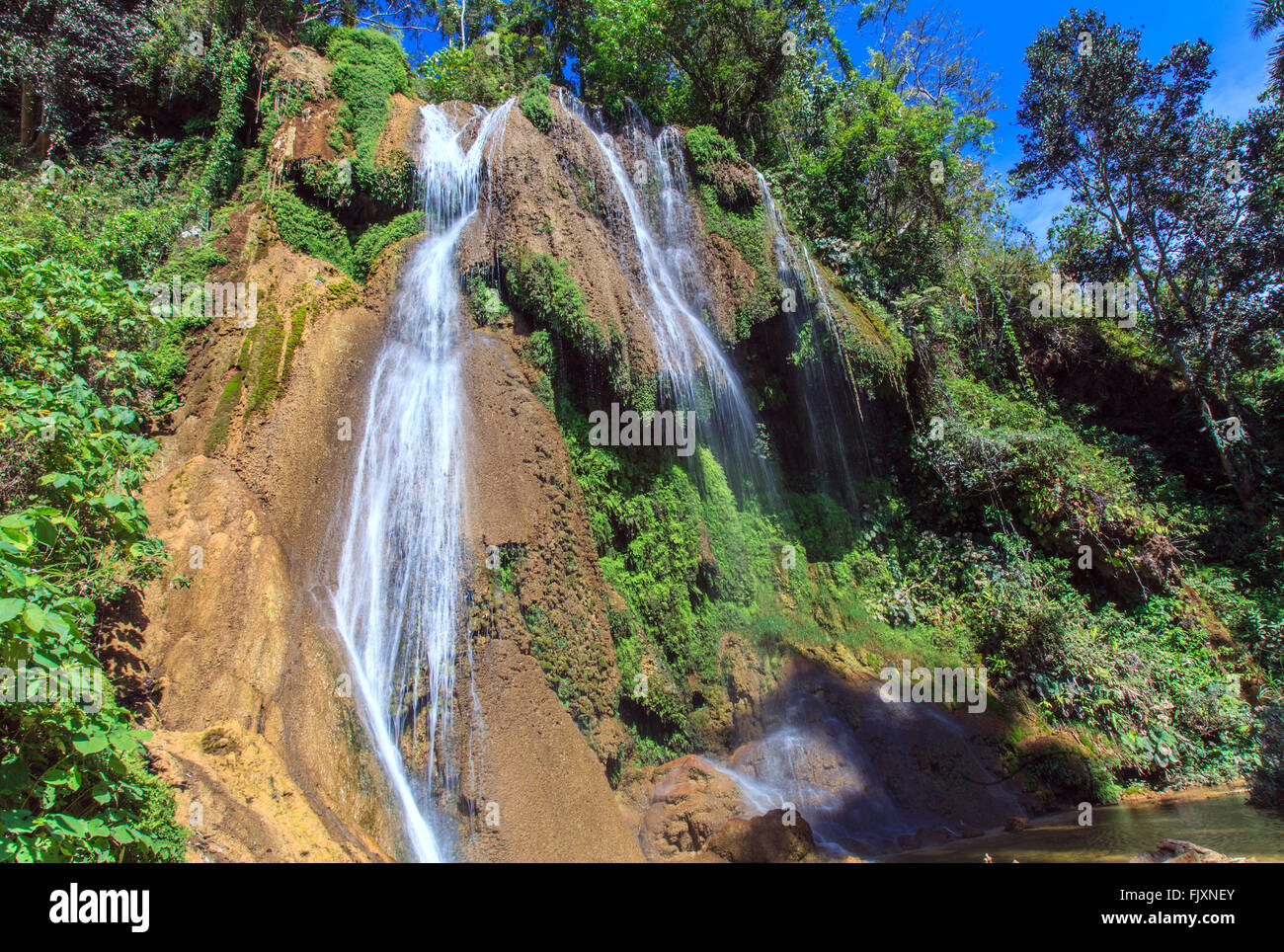 Waterfalls in Topes de Collantes, Cuba Stock Photo - Alamy