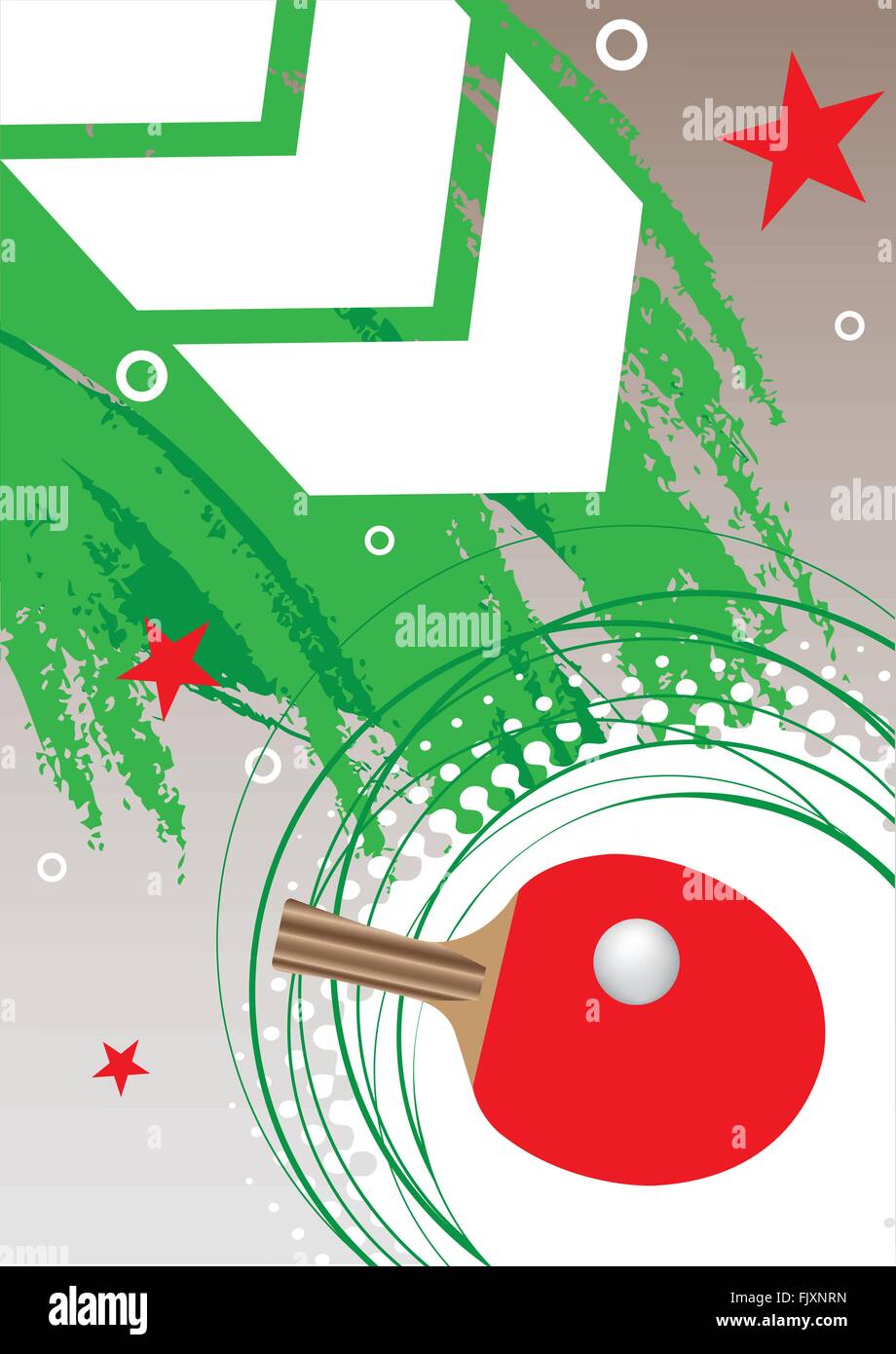 Ping pong poster Stock Vector Images - Alamy