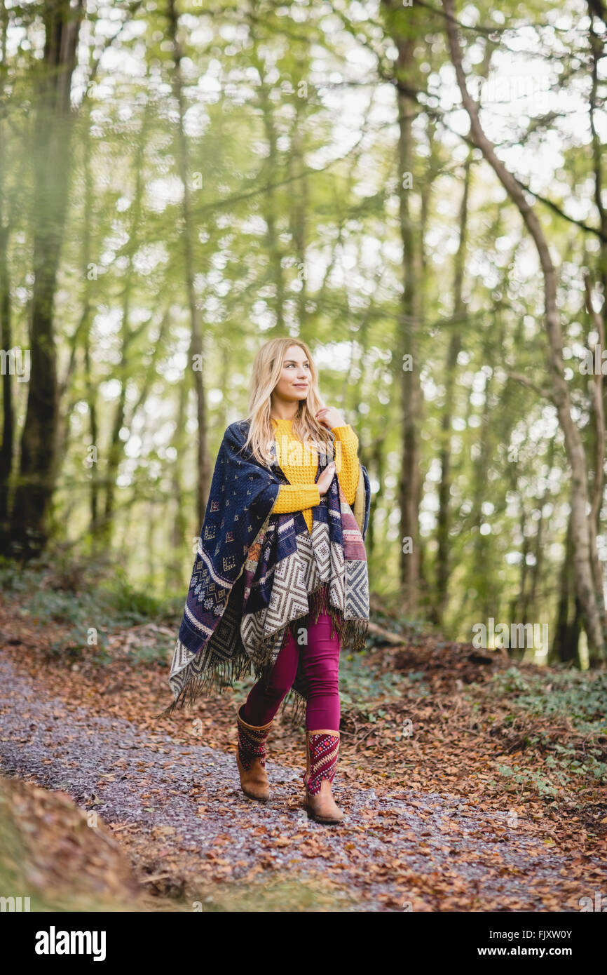 Beautiful young stylish woman walking hi-res stock photography and ...