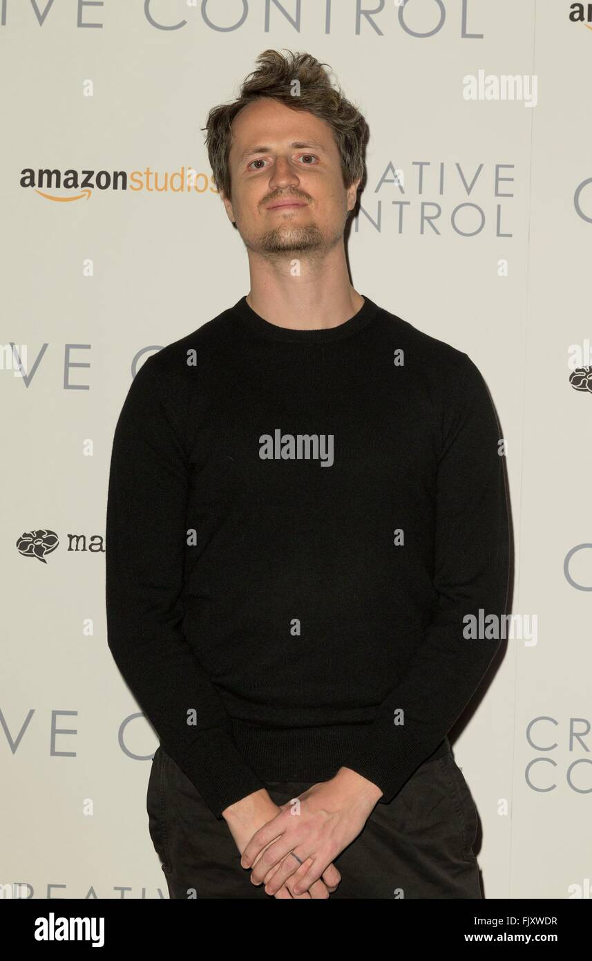 New York, NY, USA. 3rd Mar, 2016. Jake Lodwick at arrivals for Premiere ...