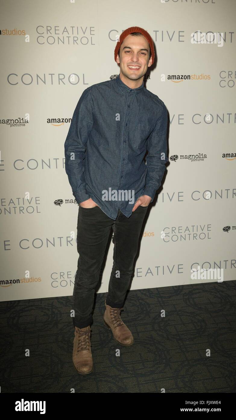 New York, NY, USA. 3rd Mar, 2016. Wesley Taylor at arrivals for ...