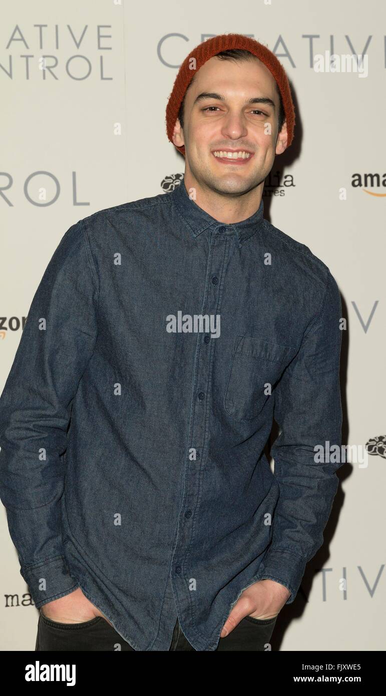 New York, NY, USA. 3rd Mar, 2016. Wesley Taylor at arrivals for ...
