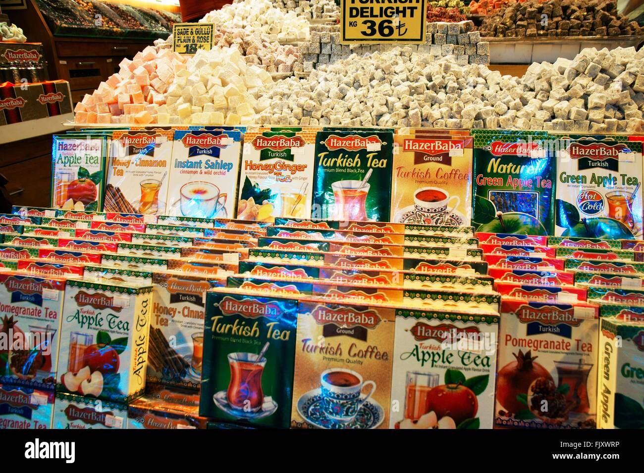 Teas in spice bazaar istanbul High Resolution Stock Photography and ...