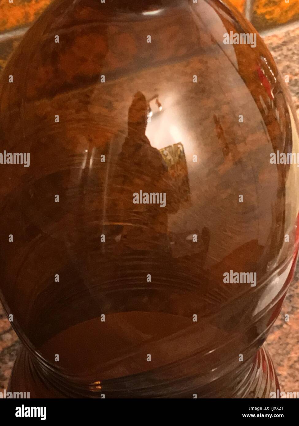 Reflection On Glass Stock Photo - Alamy