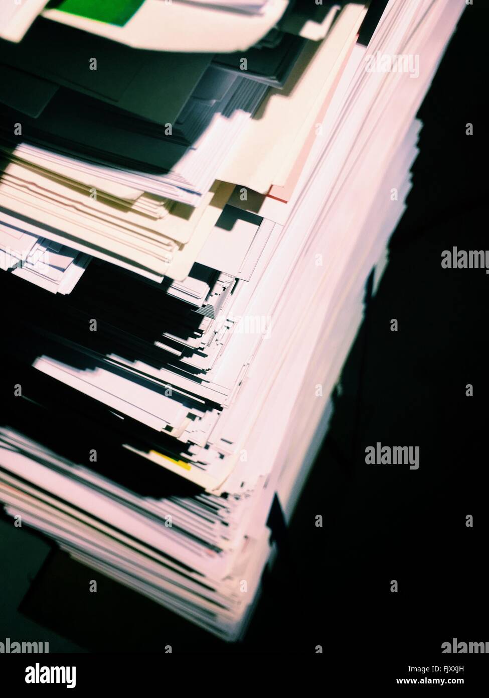 Table pile hi-res stock photography and images - Alamy