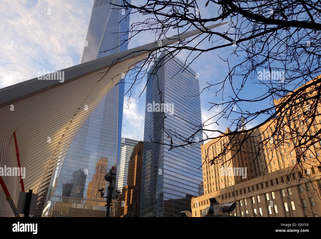 World Trade Center Oculus and Freedom Tower, New York City, NY, USA ...