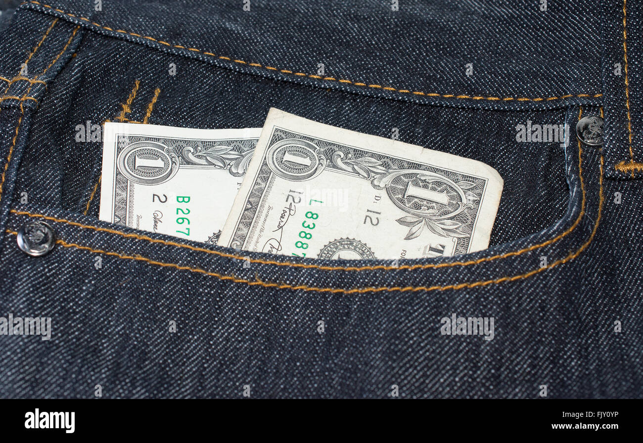 Loose Change Pocket Money Concept Stock Photo - Alamy