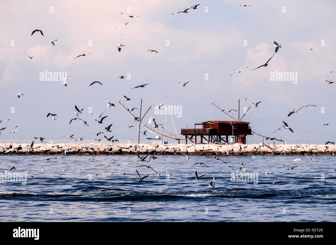 Traditional Fishing House Stock Photo - Alamy