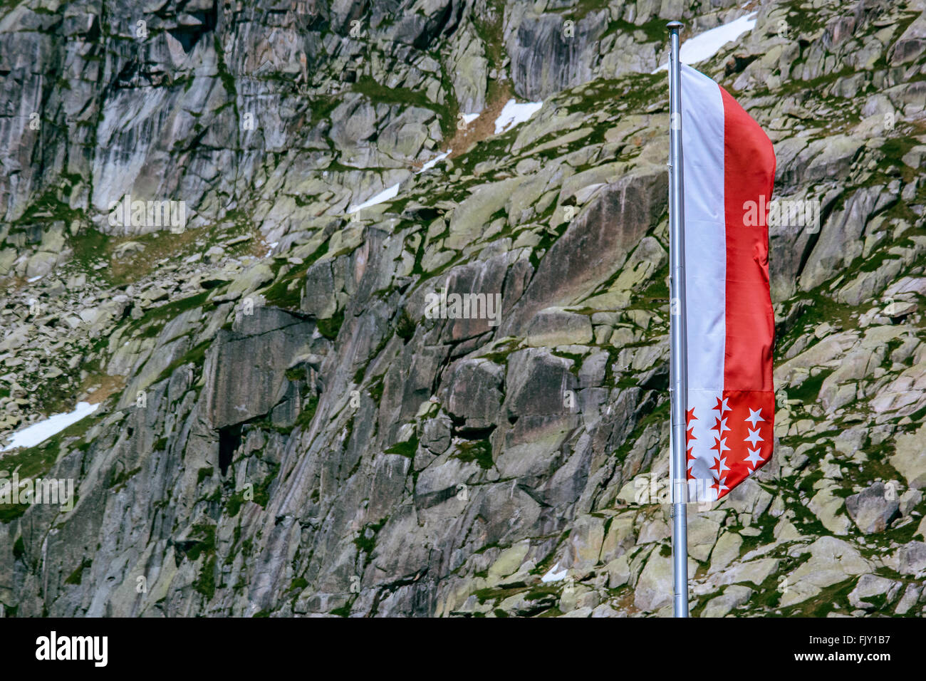 Flag rocky mountains swiss alps day hi-res stock photography and images ...