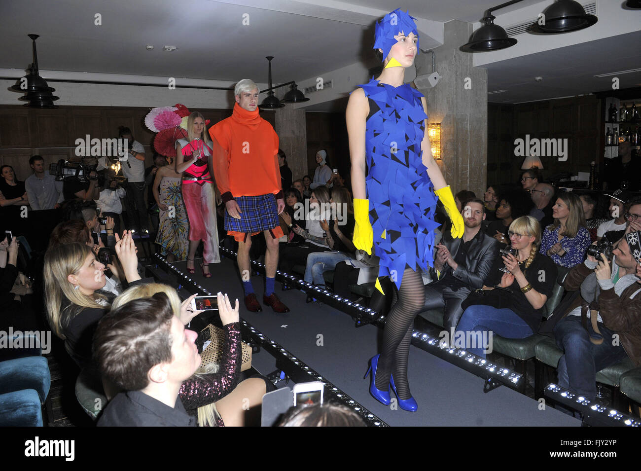 Zoolander No. 2 Fashion Award at Soho House Featuring: Models Where ...