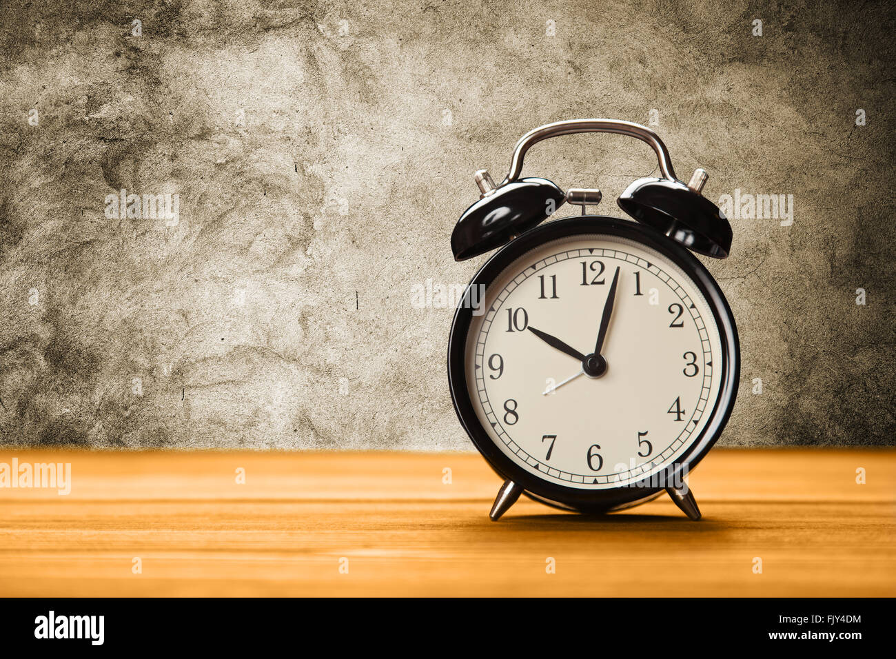 Vintage alarm clock Stock Photo - Alamy