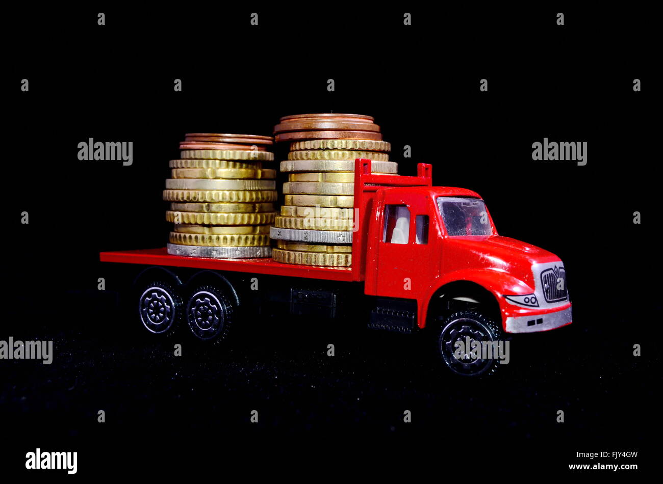 Transportation of Money Stock Photo - Alamy