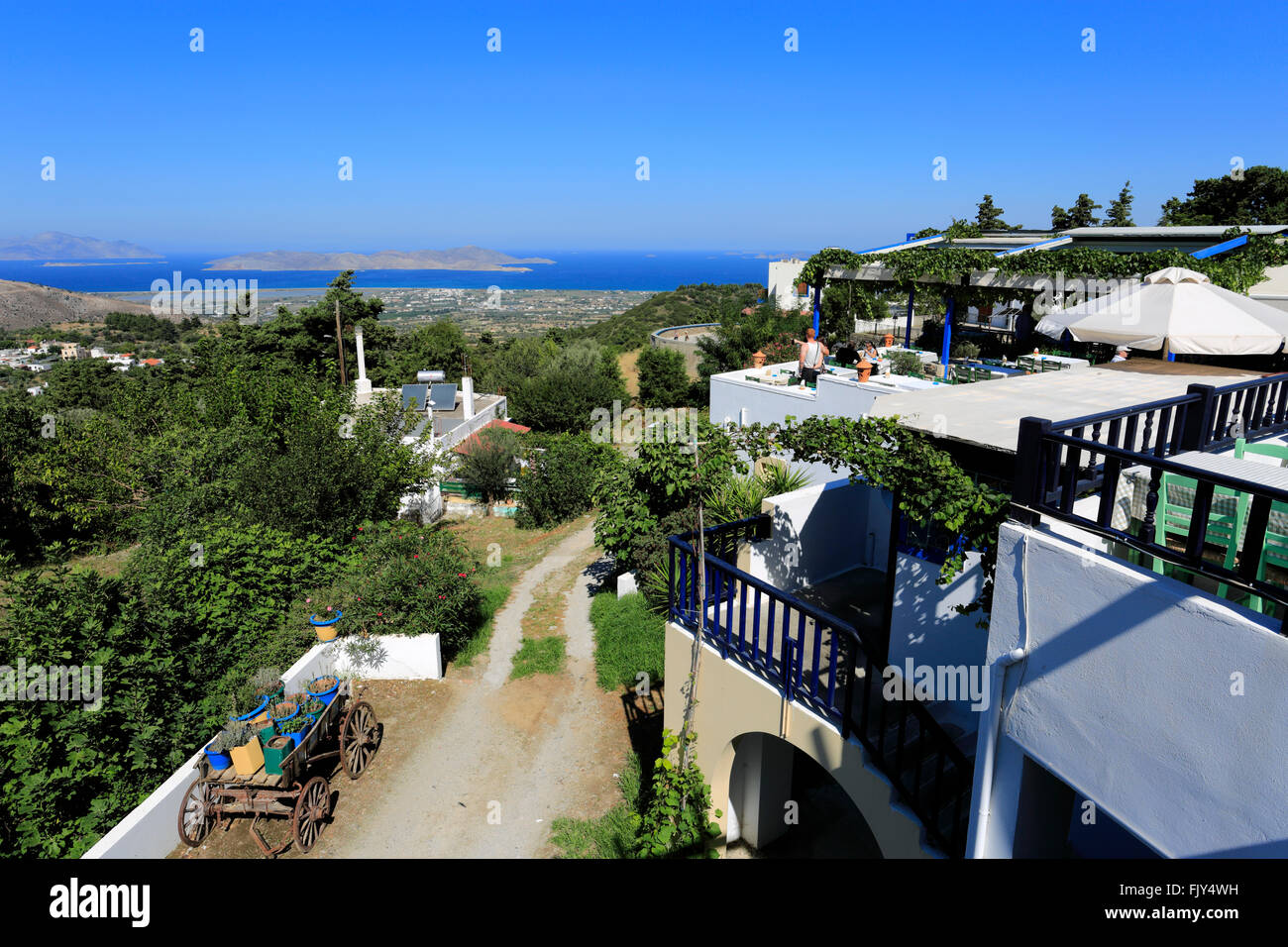 Zia village kos hi-res stock photography and images - Alamy