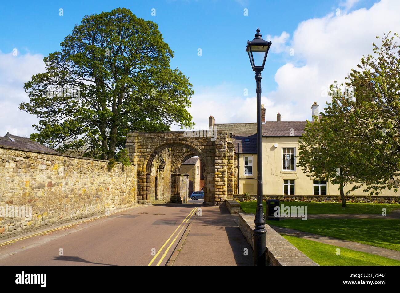 St Wilfrid's Gate. Medieval Stone Archway. Hexham Abbey, Hexham ...