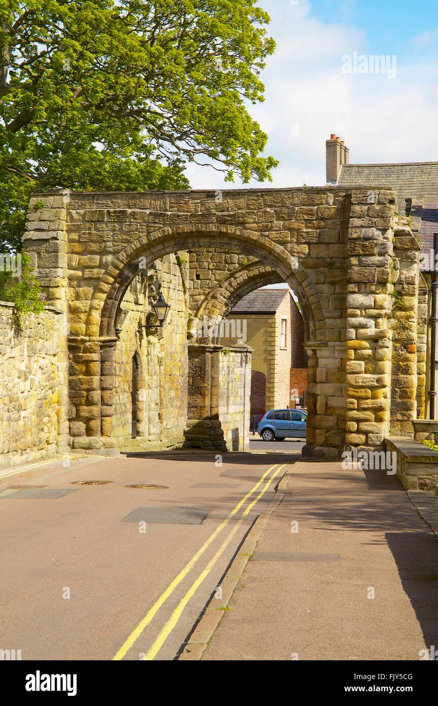 St Wilfrid's Gate. Medieval Stone Archway. Hexham Abbey, Hexham ...