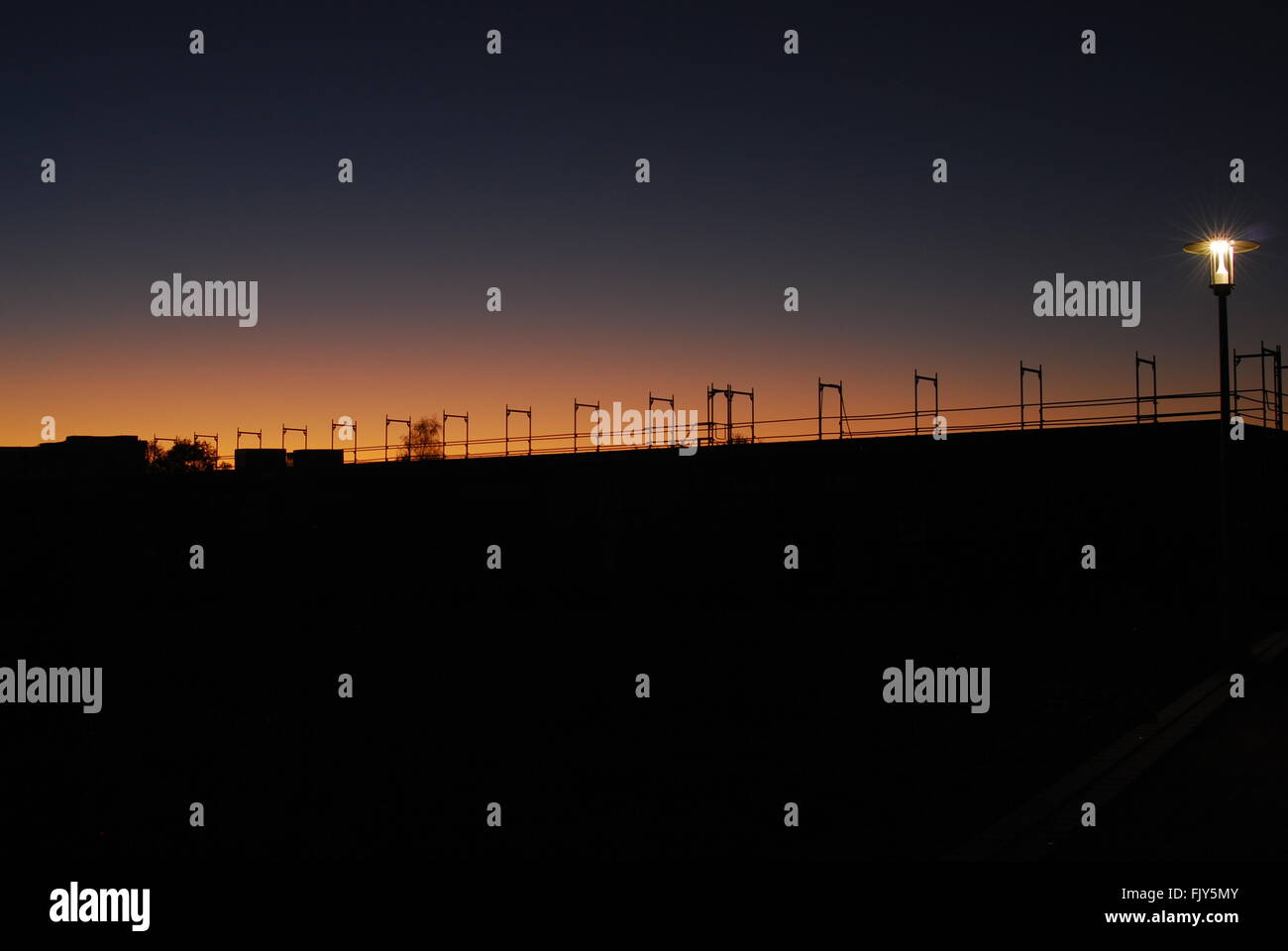 Construction site sunset hi-res stock photography and images - Alamy