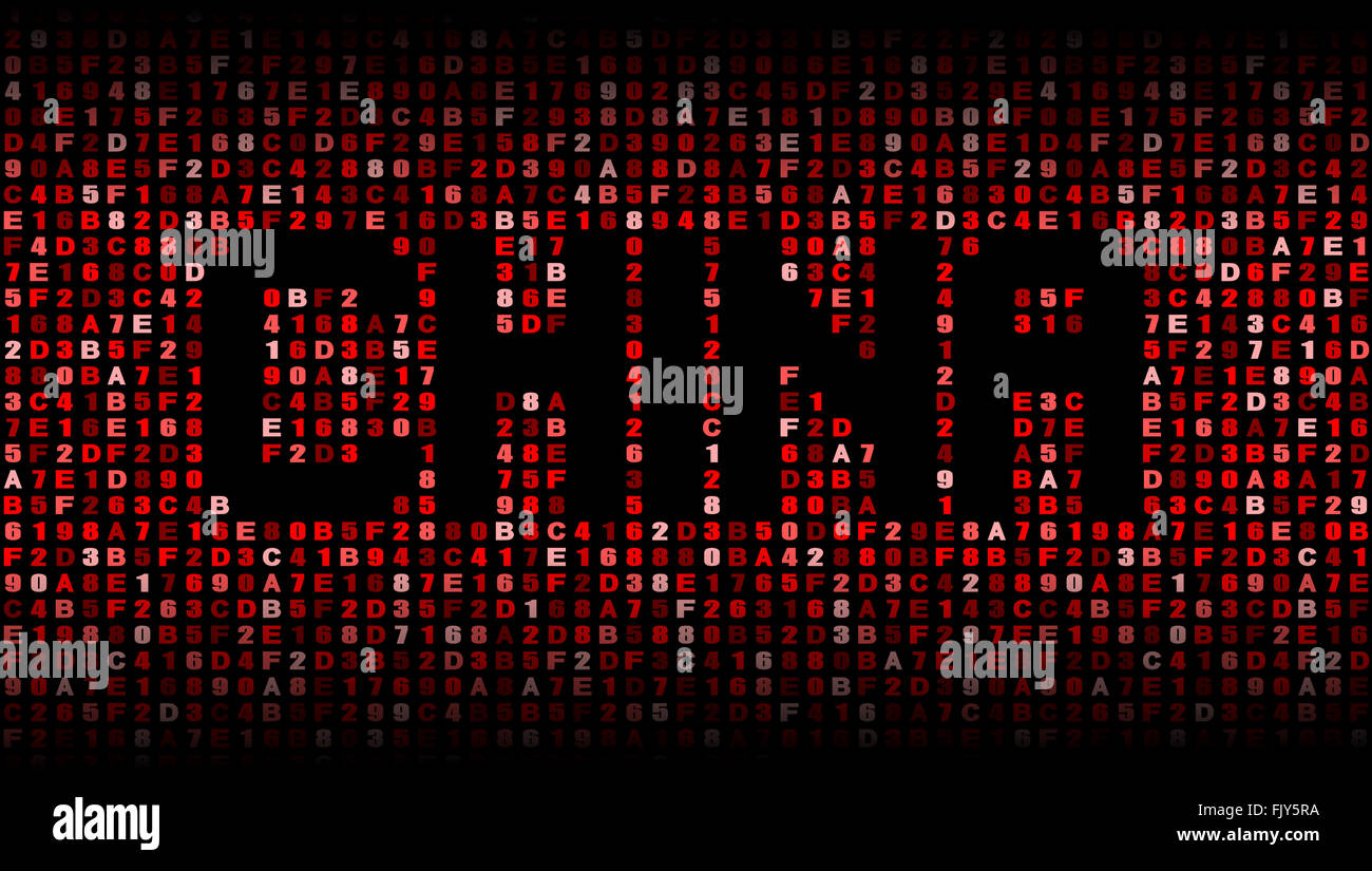 China text on hex code illustration Stock Photo - Alamy