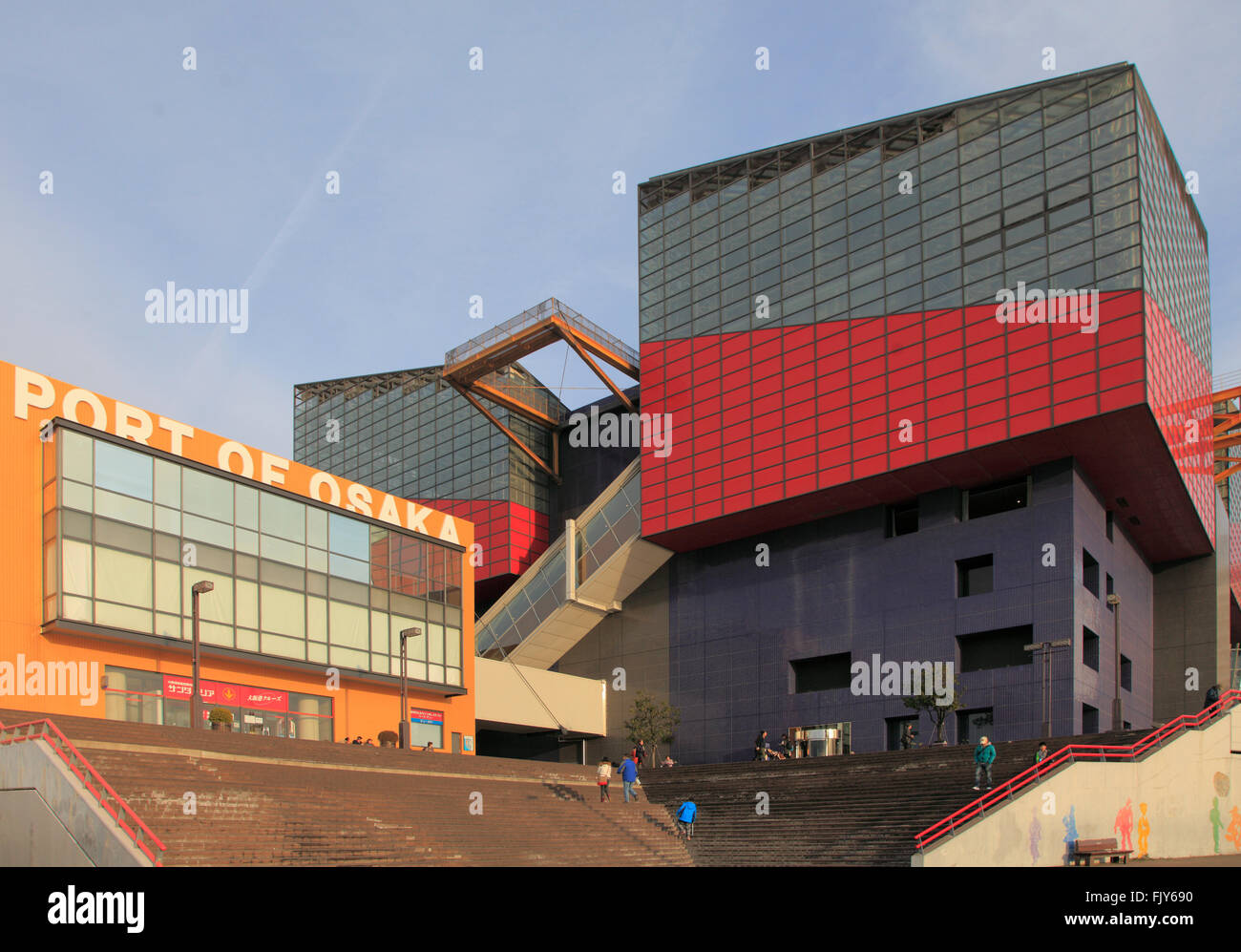 Japan, Osaka, Bay Area, Tempozan Harbor Village Stock Photo - Alamy