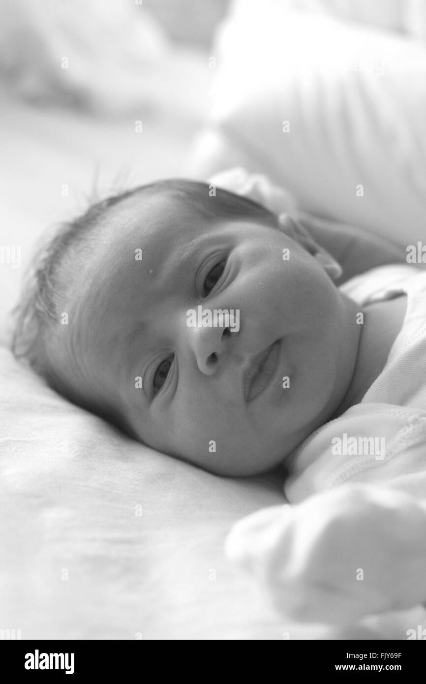 Happy and relaxed Black and White Stock Photos & Images - Alamy