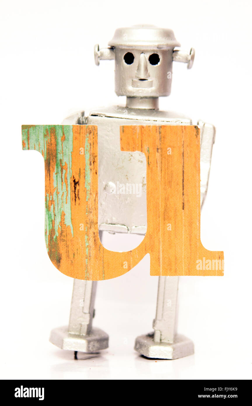 Robot letters Cut Out Stock Images & Pictures - Alamy