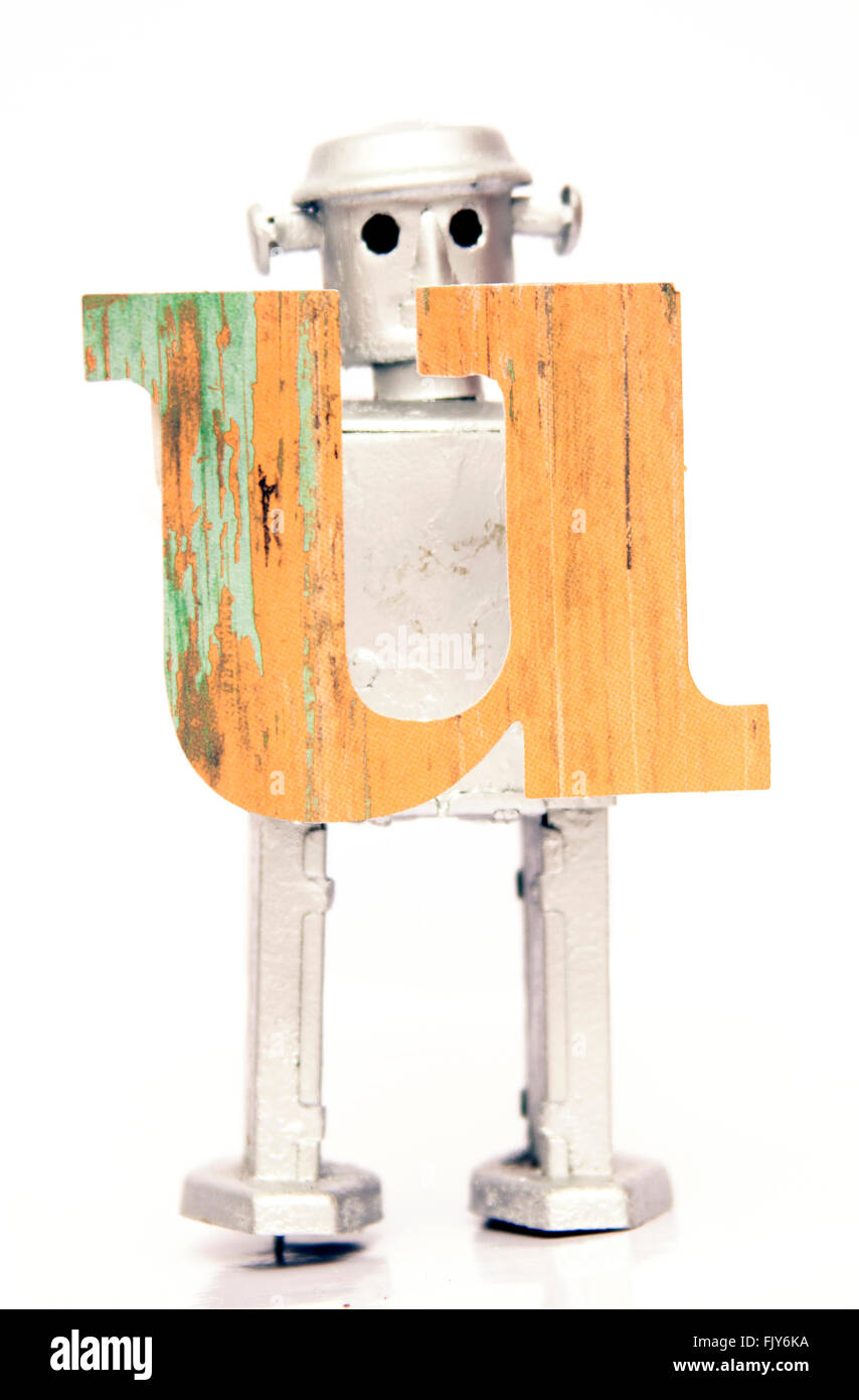 Robot letters Cut Out Stock Images & Pictures - Alamy