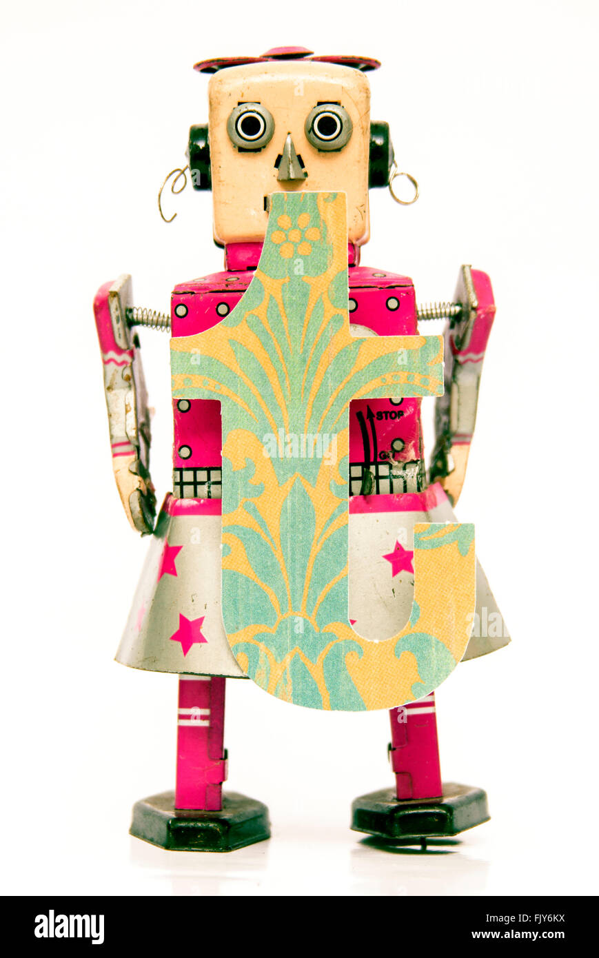 Robot letters Cut Out Stock Images & Pictures - Alamy