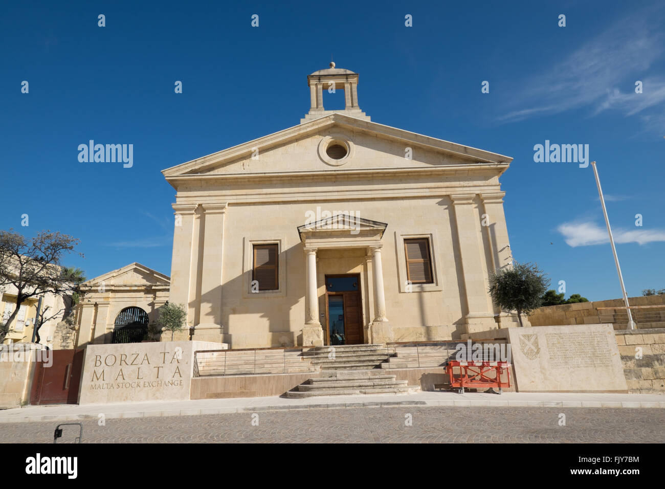 Malta's Stock Exchange building Stock Photo - Alamy