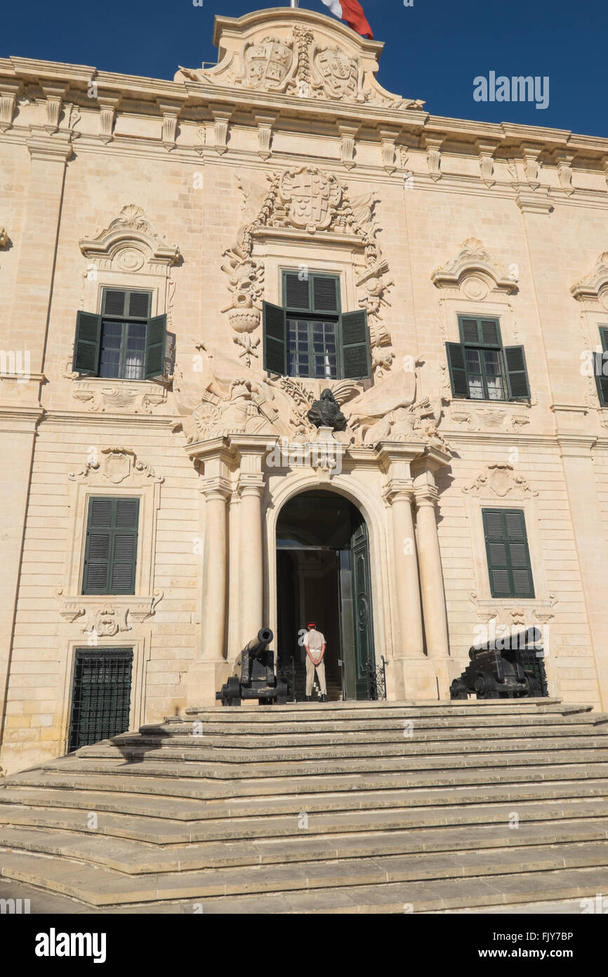 Prime Minster's office in Valletta,Malta Stock Photo - Alamy