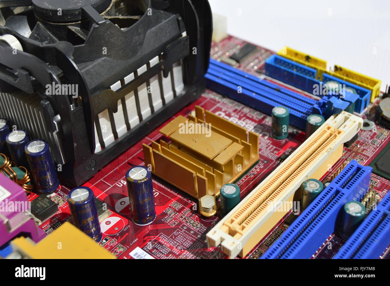 Electronic Mother Board of personal computer Stock Photo - Alamy