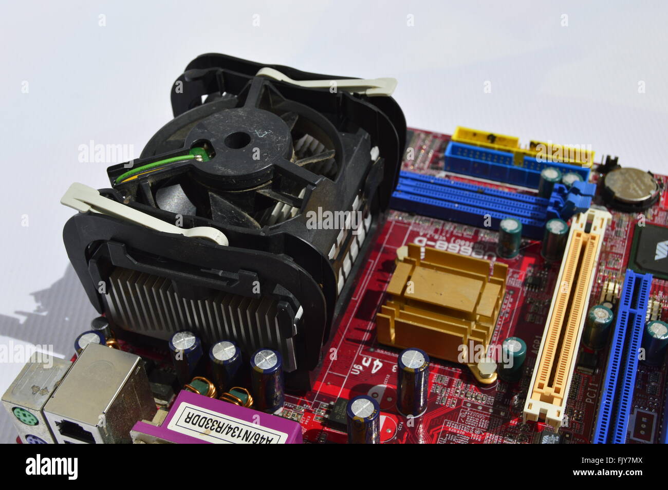 Electronic Mother Board of personal computer Stock Photo - Alamy