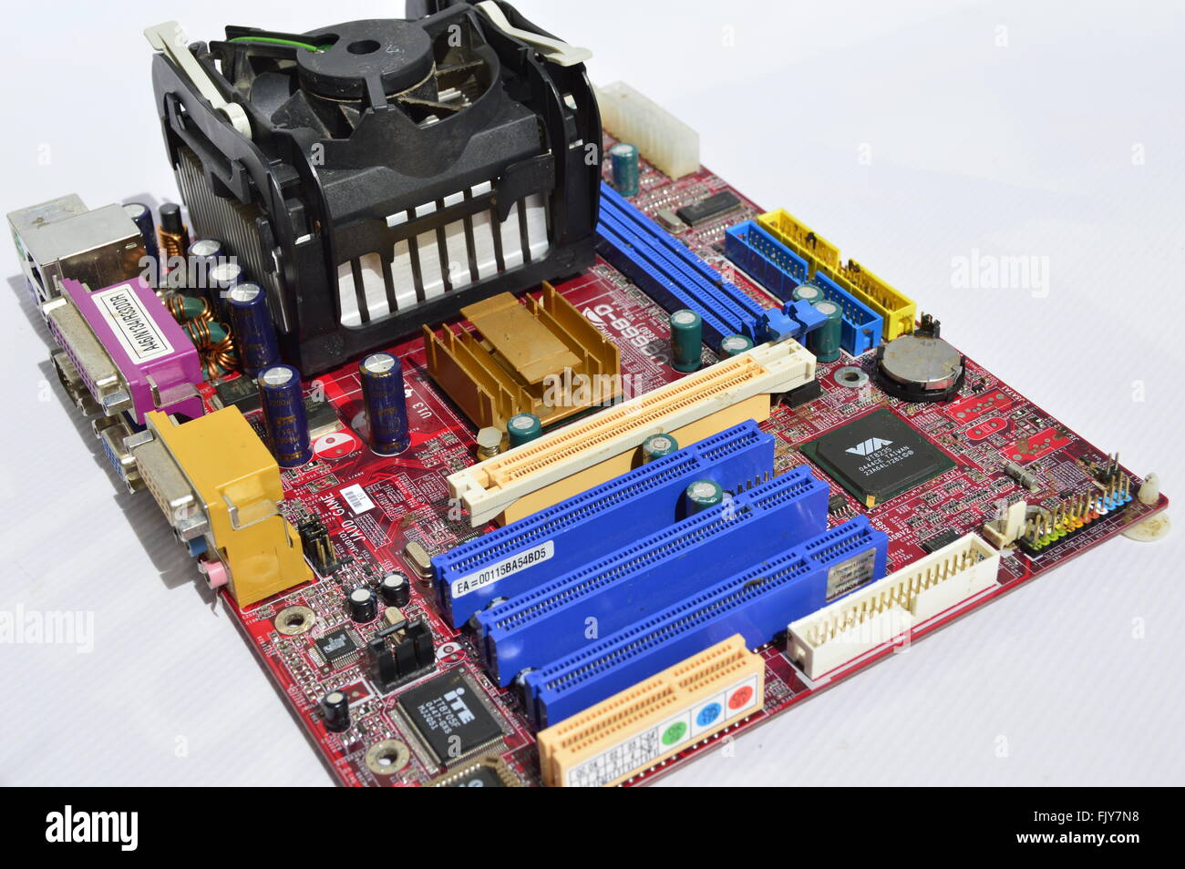 Electronic Mother Board of personal computer Stock Photo - Alamy