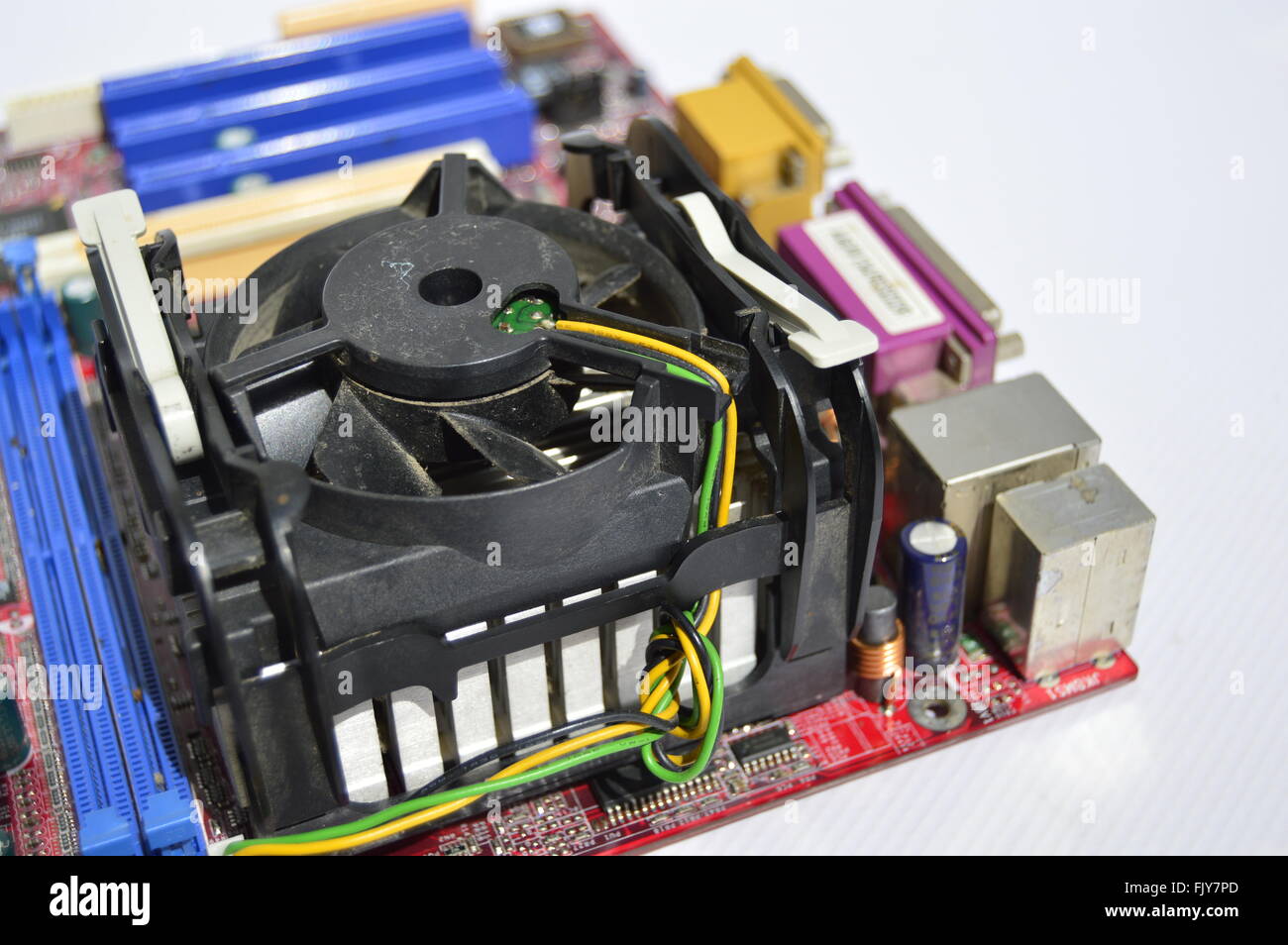 Electronic Mother Board of personal computer Stock Photo - Alamy